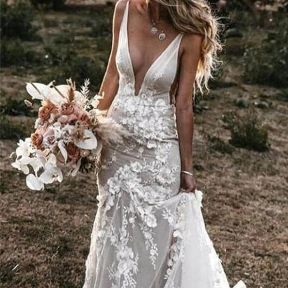 Dorris Wedding | Dresses | Bohemian Wedding Dress Mermaid | Poshmark